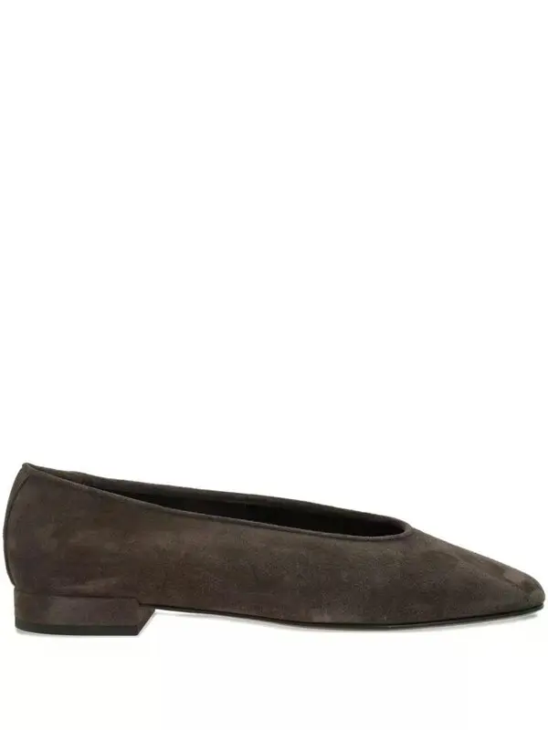 Giorgio Armani Suede Flat Pumps