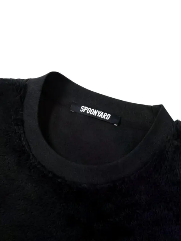 SPOONYARD Zip-pocket Crew-neck Sweatshirt