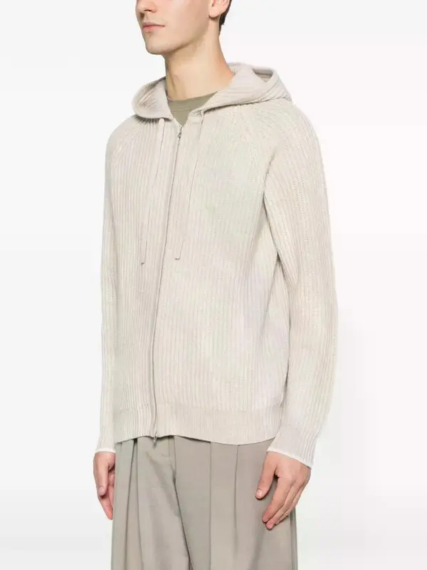 Arch4 Zip-up Hooded Cardigan