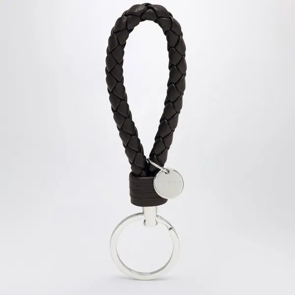 Bottega Veneta Intrecciato Nappa Keychain - Brown