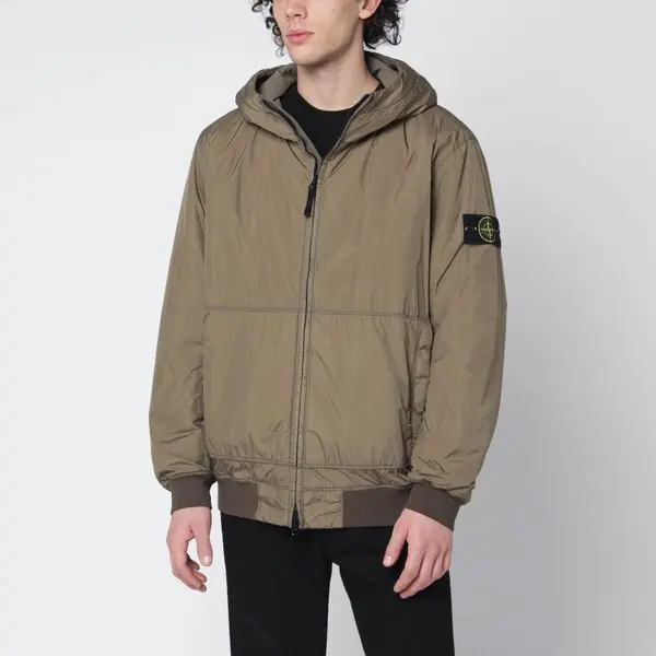 Stone Island Military Lightweight Nylon Jacket - Green