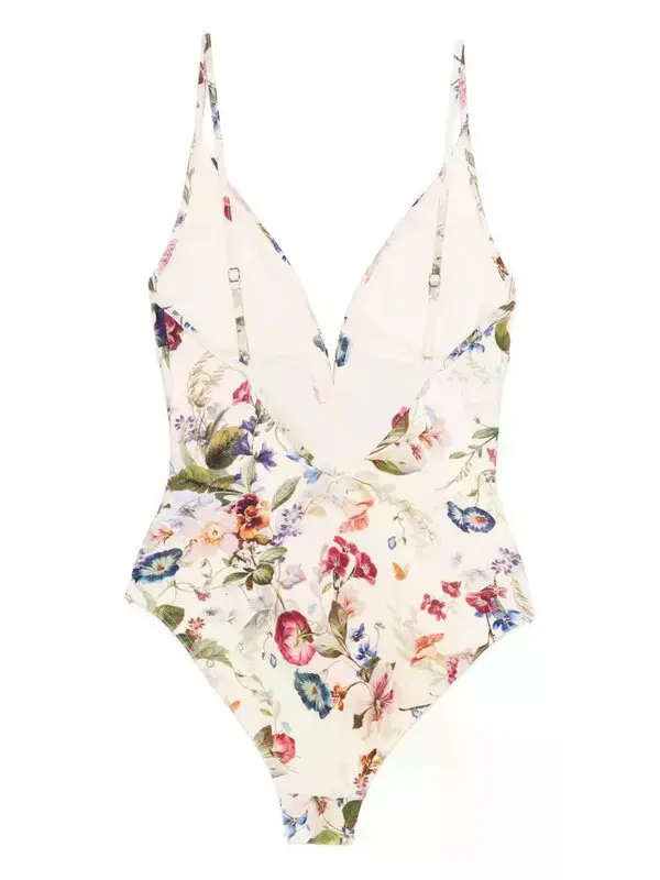 Zimmermann Floral-pattern One-piece Swimsuit