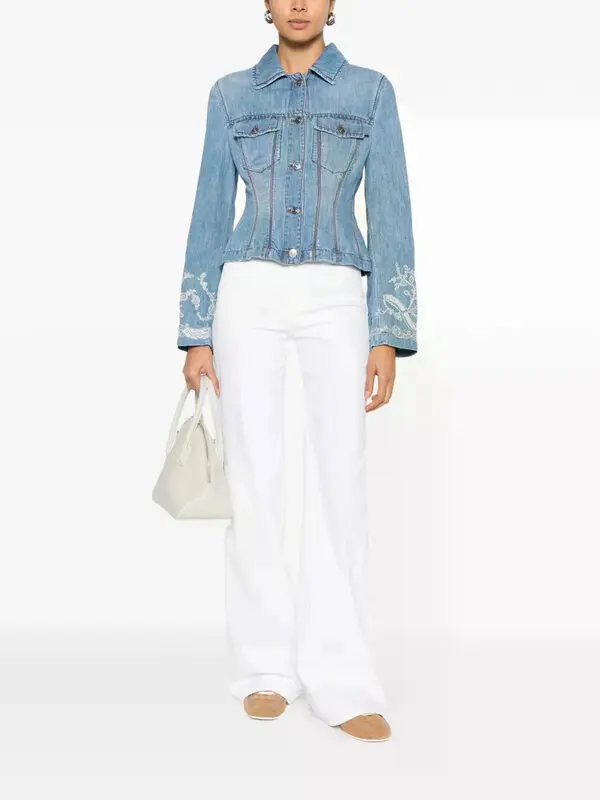Ermanno Scervino Embroidered Denim Jacket