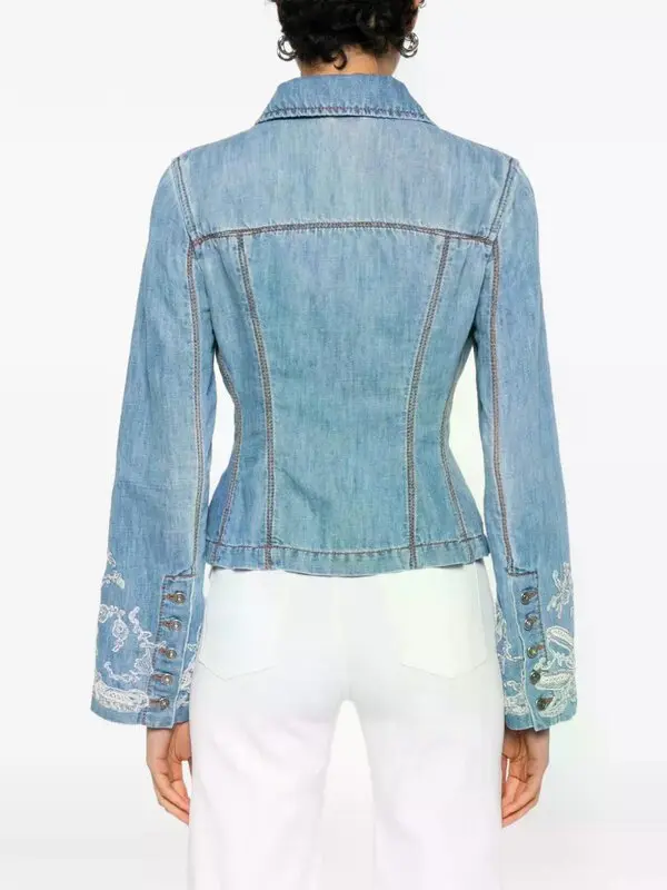 Ermanno Scervino Embroidered Denim Jacket