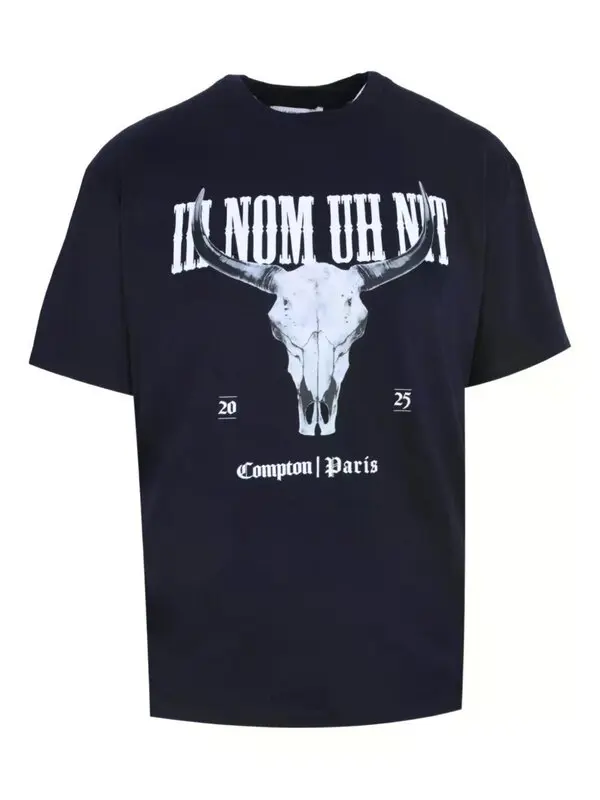 IH NOM UH NIT Skull-print T-shirt - Blue