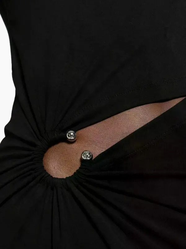 Rabanne Ring-detail Maxi Dress