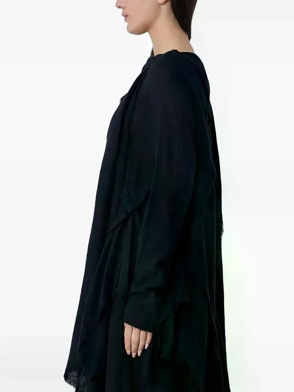 LIMI FEU Draped Long-sleeve Top