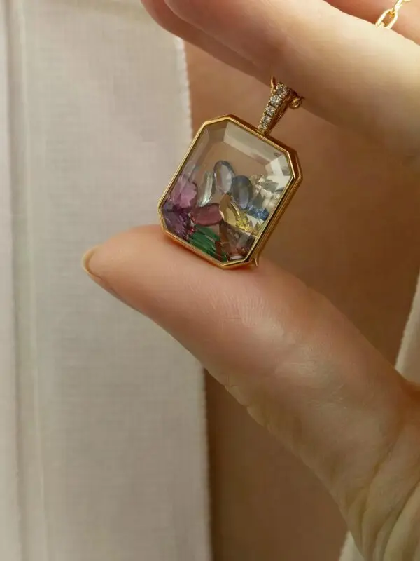 Loquet November Birthstone Citrine Charm - Yellow