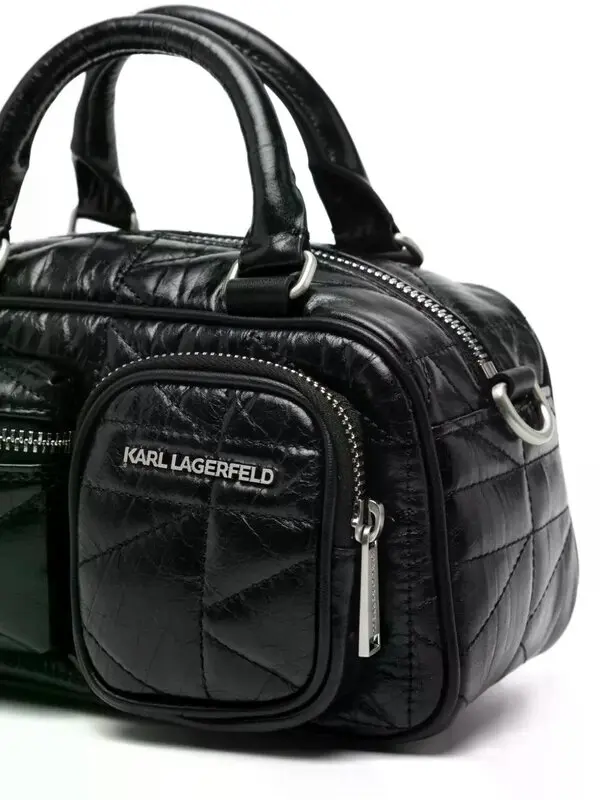 Karl Lagerfeld Quilted Bowling Bag