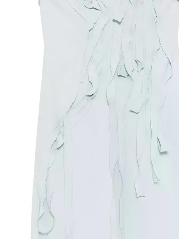 knee length dresses for ladies Acler Online AU GROVEHILL Mini Dress, Ivory, AU8 US4, 100% Polyester main image 1