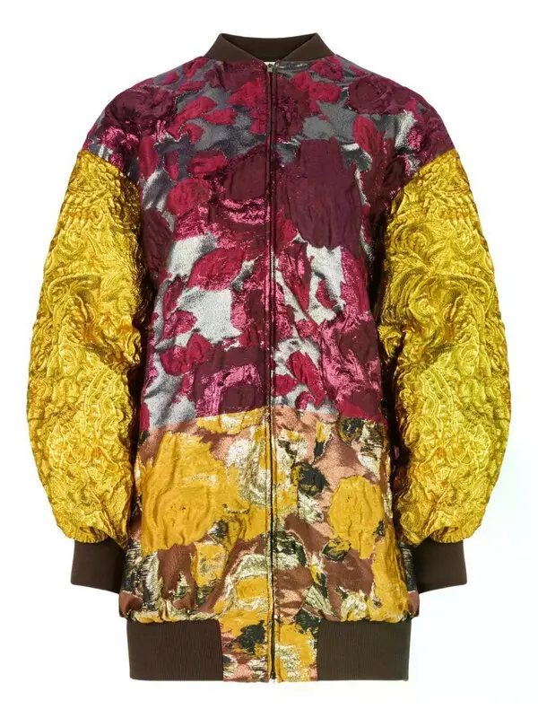 Nina Ricci Jacquard Patchwork Bomber