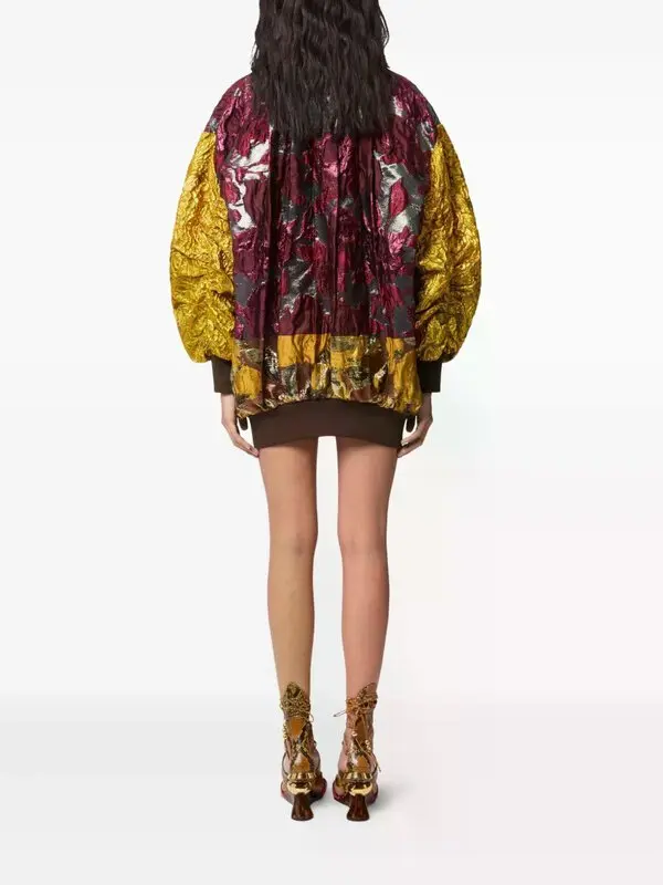 Nina Ricci Jacquard Patchwork Bomber