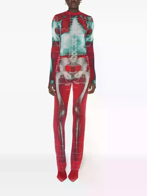 JEAN PAUL GAULTIER Graphic-print Trousers