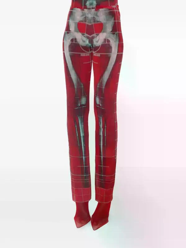 JEAN PAUL GAULTIER Graphic-print Trousers