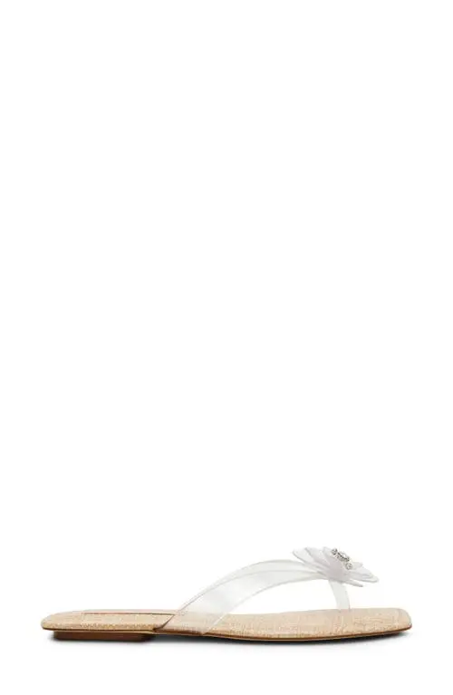Steve Madden Tigerlily Floral Flip Flop - Clear