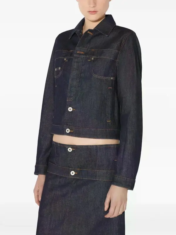 JEAN PAUL GAULTIER Inverted Denim Jacket