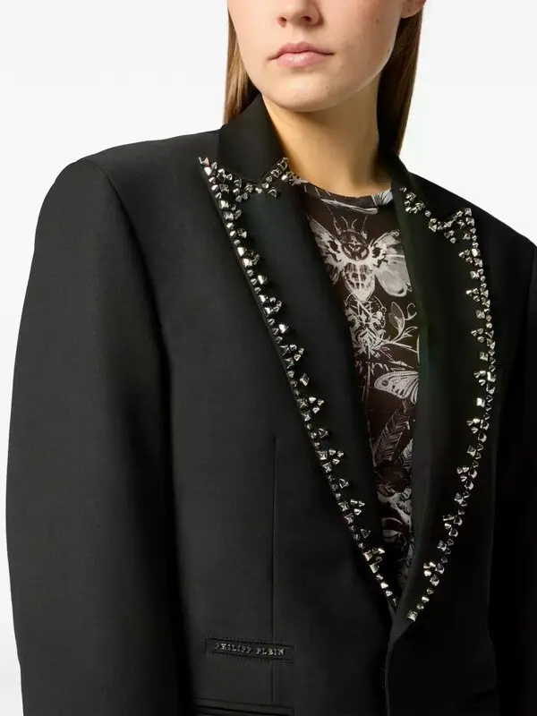 Philipp Plein Studded-lapel Blazer
