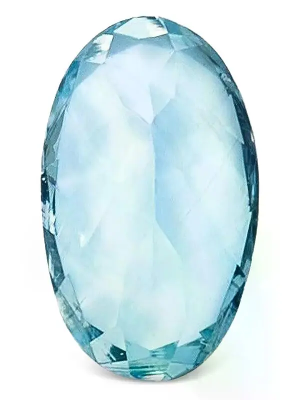 Loquet Aquamarine March Birthstone Charm - Blue
