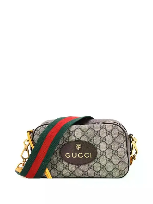 Gucci Neo Vintage Camera Messenger Bag Gg Coated Canvas - Brown