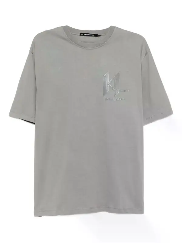 Karl Lagerfeld Artwork K T-shirt - Grey
