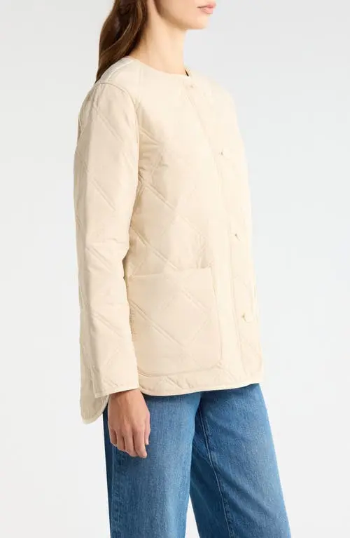 Caslon Quilted Patch Pocket Jacket