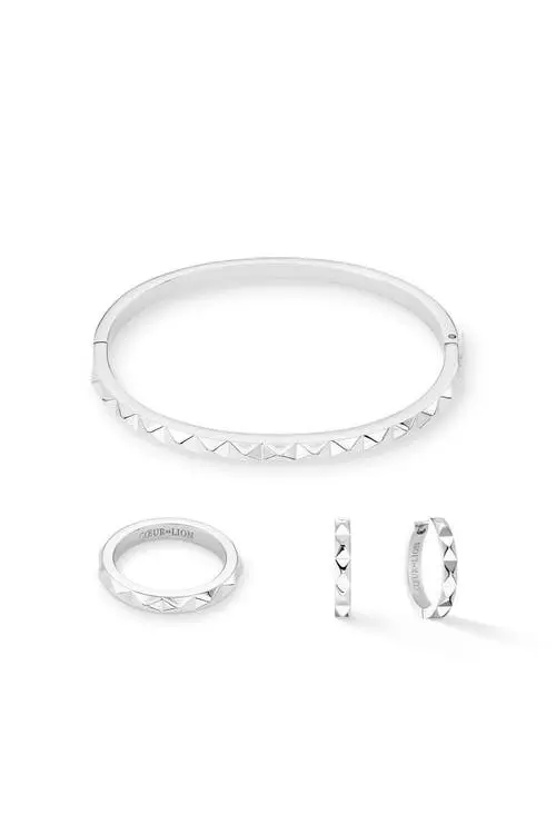 COEUR DE LION Spikes Bangle - Silver