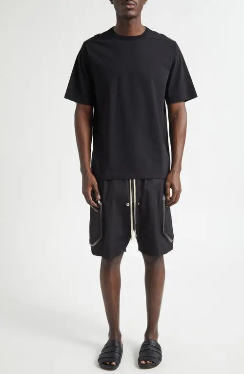 Rick Owens Brad Cotton T-shirt - Black