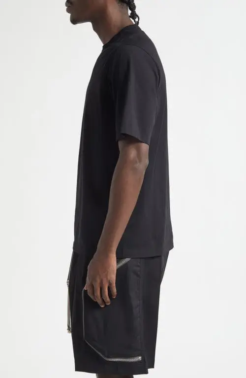 Rick Owens Brad Cotton T-shirt - Black