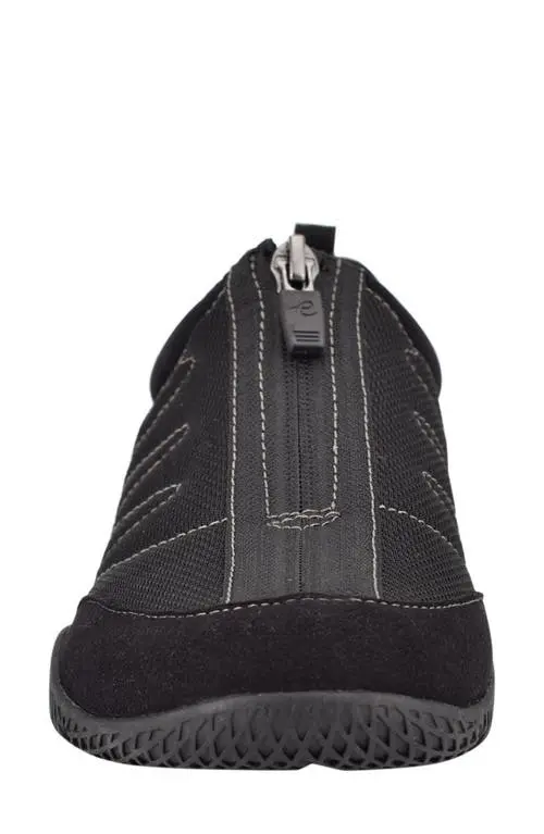 Easy Spirit Zip-up Sneakers - Blk01