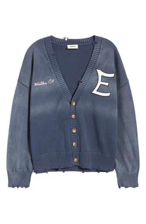 ELWOOD Distressed Cotton Cardigan