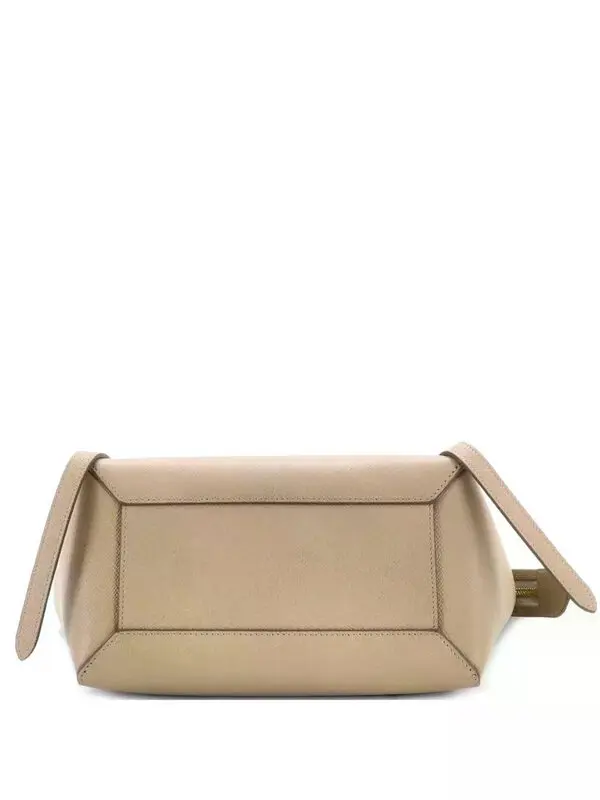 Celine Belt Bag Textured Leather Micro Satchel - Neutrals