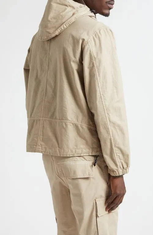 Stone Island Hooded Water Repellent Jacket - Desert