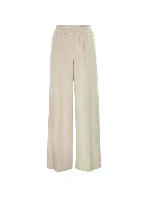 Brunello Cucinelli Elasticated-waistband Trousers - Neutrals