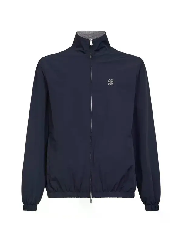 Brunello Cucinelli Logo Jacket - Blue