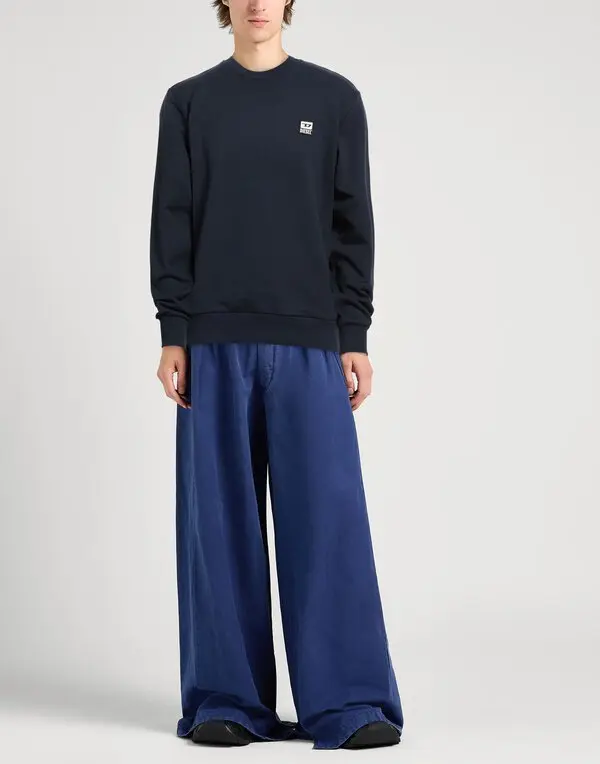 DIESEL® Sweatshirt With Crewneck And Logo - Blue