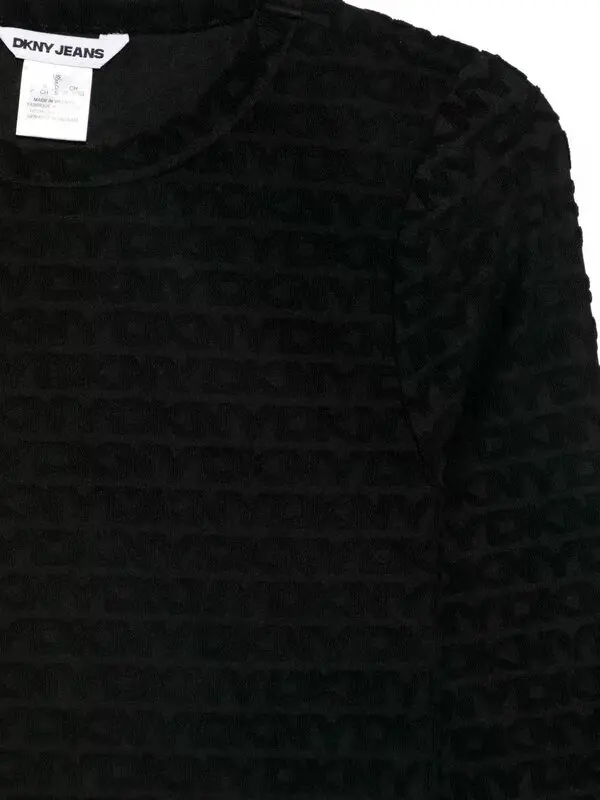 Dkny Logo-jacquard T-shirt