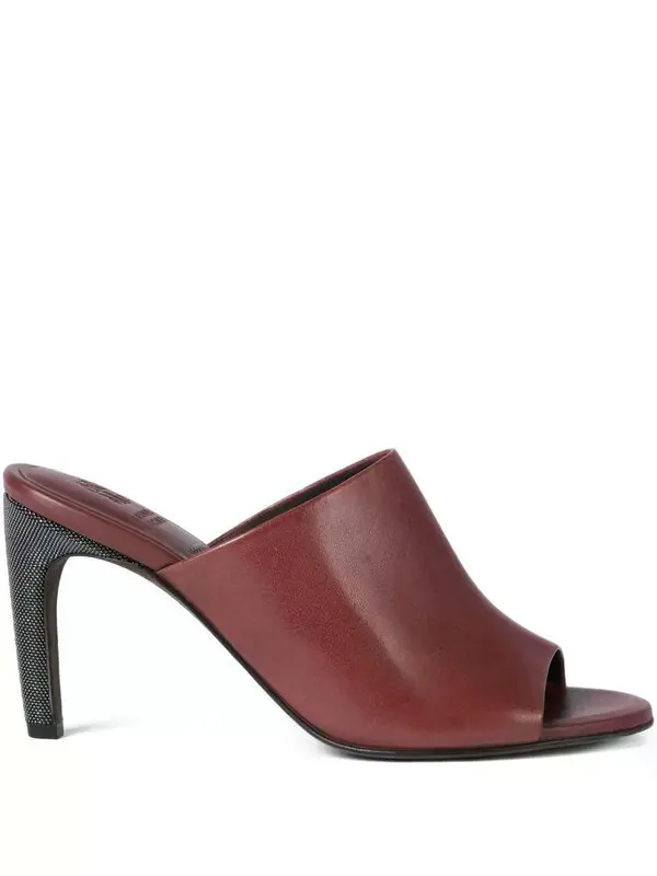 Brunello Cucinelli Monili-embellished Heeled Mules
