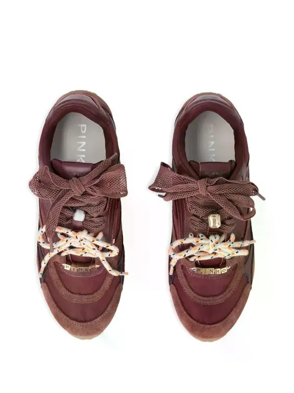 Pinko Panelled Sneakers - Red