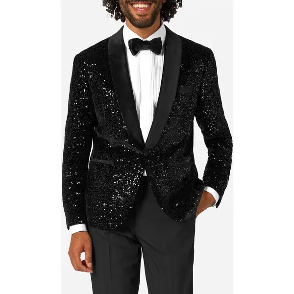 Opposuits Sequin Dinner Jacket - Black