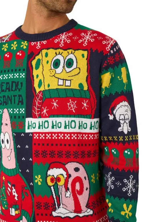 Opposuits Spongebob Christmas Crewneck Sweater