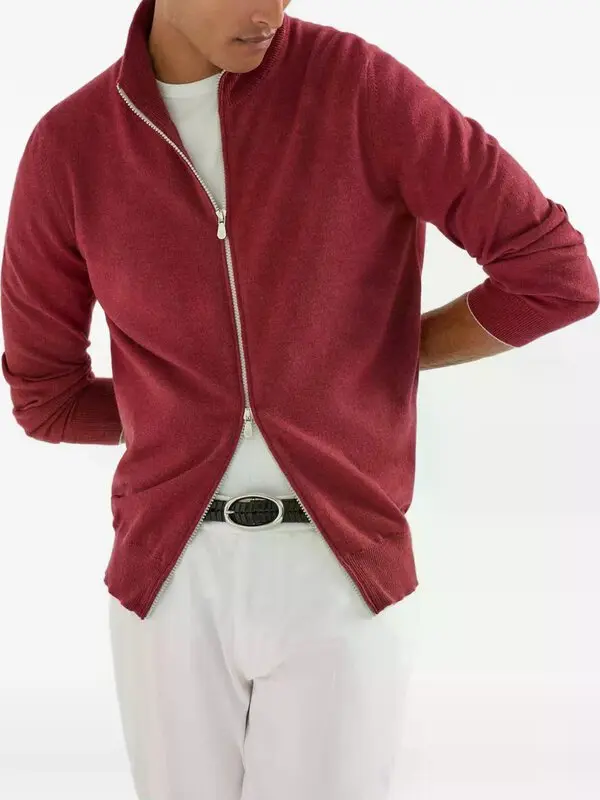 Brunello Cucinelli Cashmere Turtleneck Cardigan