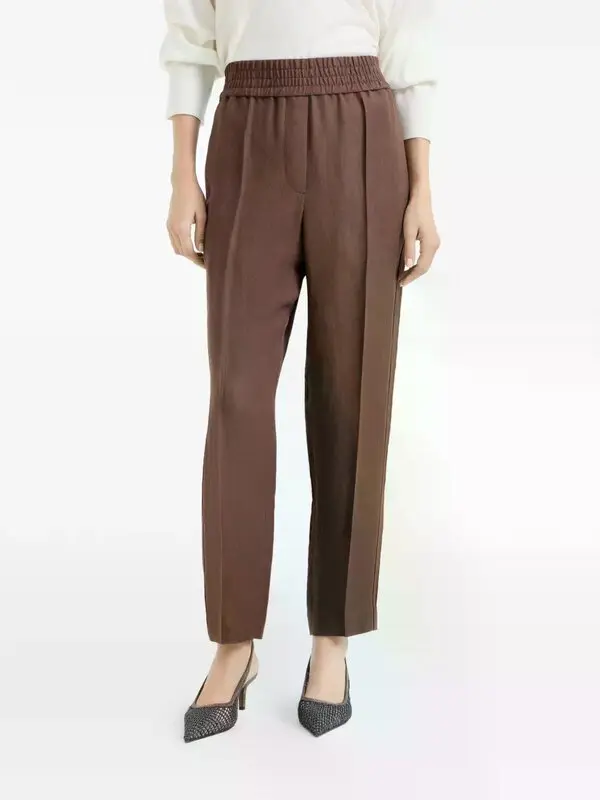 Brunello Cucinelli Fluid Baggy Trousers - Brown