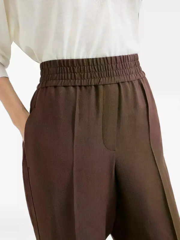 Brunello Cucinelli Fluid Baggy Trousers - Brown