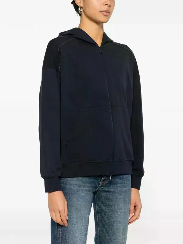 Brunello Cucinelli Zip-up Hoodie With Pouch Pocket