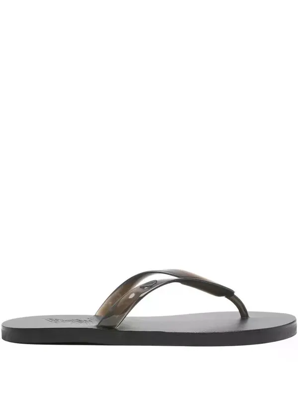 ANCIENT GREEK SANDALS Saionara Jelly Flip-flops - Black