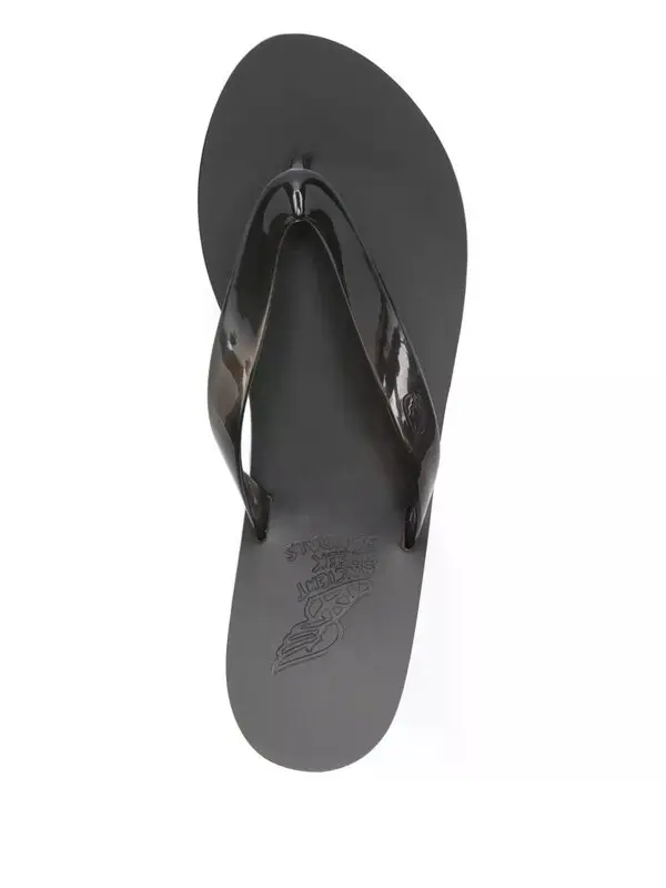 ANCIENT GREEK SANDALS Saionara Jelly Flip-flops - Black