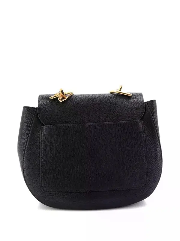 Chloé Drew Leather Medium Crossbody Bag - Black