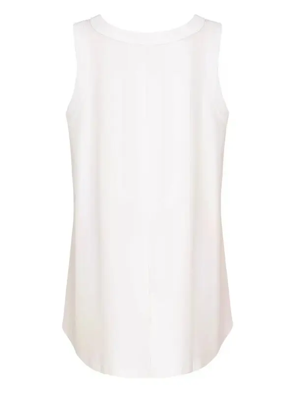 GLORIA COELHO Round-neck Sleeveless Blouse
