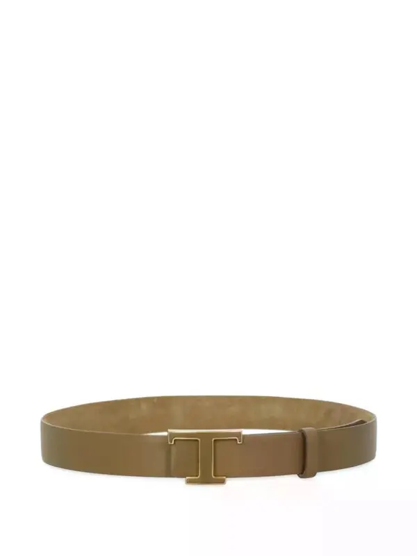 TOD'S T-logo Belt - Neutrals