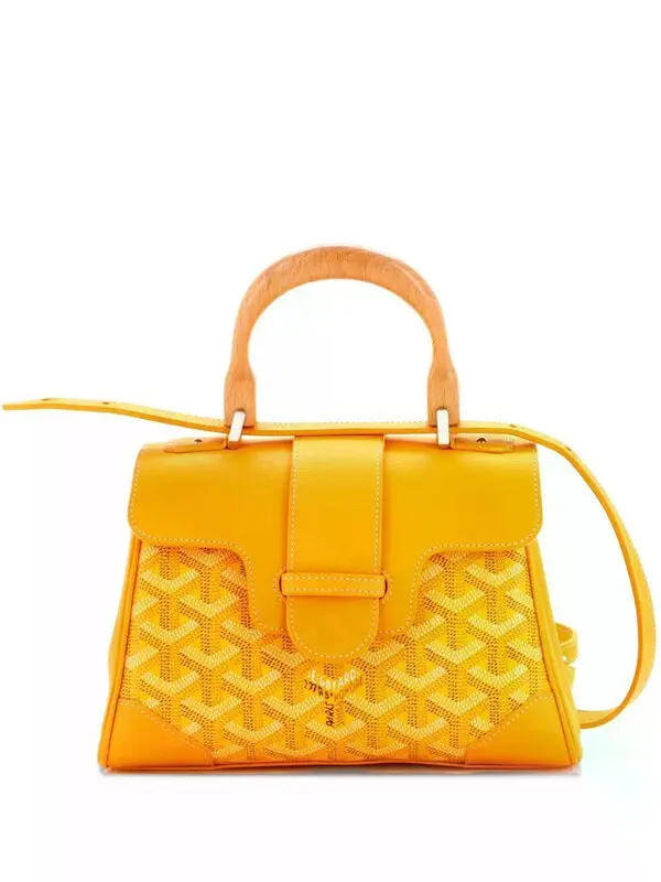 Goyard Saigon Top Handle Mini Shoulder Bag - Orange